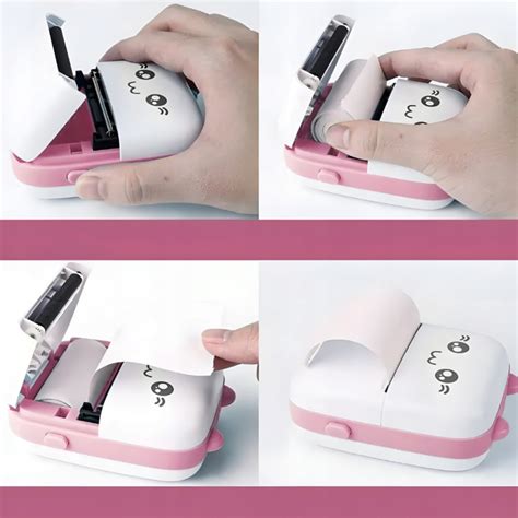 Mini Imprimanta Termica Galaxia Cu Role Hartie Termica Bluetooth Compatibil Ios Android