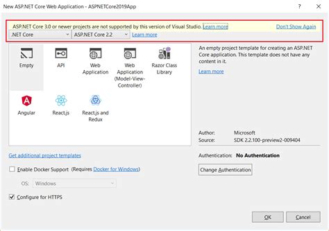 Creating First ASP NET Core 3 0 App With Visual Studio 2019 Preview