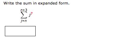 Solved Write The Sum In Expanded Form Chegg
