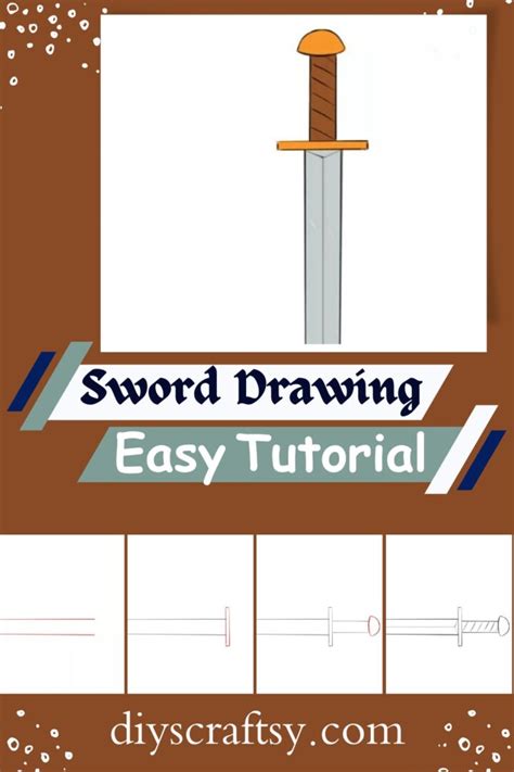 Sword Drawing Ideas How To Draw Sword DIYsCraftsy