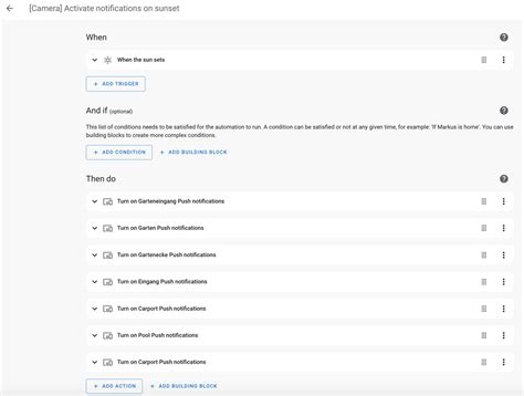automate reolink camera notifications with home assistant
