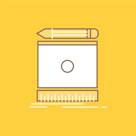 Draft Engineering Process Prototype Prototyping Flat Line Filled Icon Beautiful Logo Button