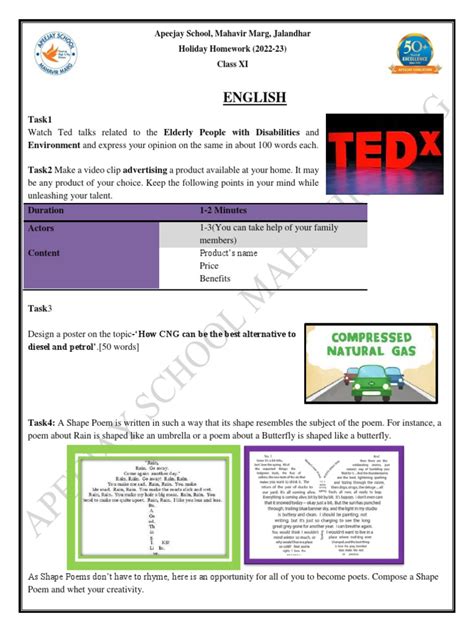 Class Xi Holiday Home Work 2022 23 Pdf Experiment Science
