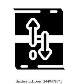 Scroll Hijacking Ux Ui Design Glyph Stock Vector Royalty Free