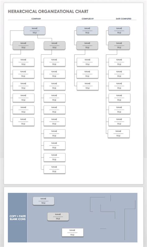 Blank Organizational Chart Word Cuna With Free Blank Organizational Chart Template Pdf