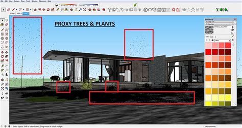 Day Scene V Ray For SketchUp SketchUp D Rendering Tutorials By SketchUpArtists D