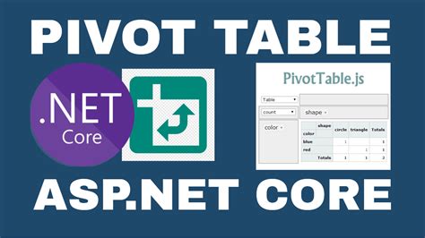 Pivot Table In ASP NET Core