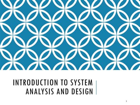 System Analysis And Design Ppt