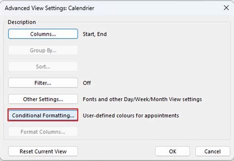 Outlook Calendar Conditional Formatting Mistytips