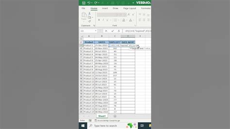 create expiry alert in excel sheet lets learn msoffice