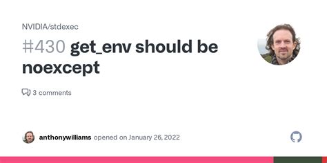 get env should be noexcept · issue 430 · nvidia stdexec · github
