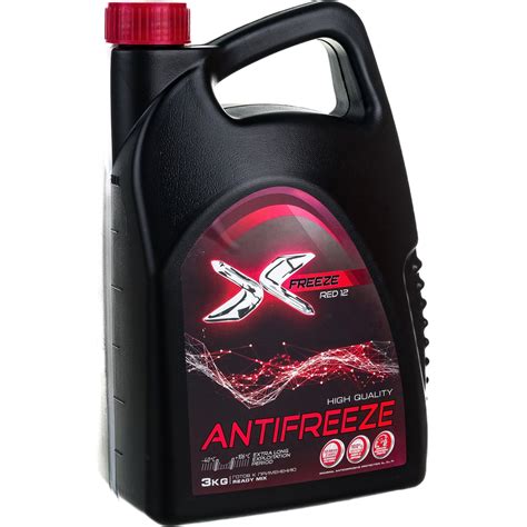 Антифриз X-Freeze Red, 3 кг 430206095 - выгодная цена, отзывы ...