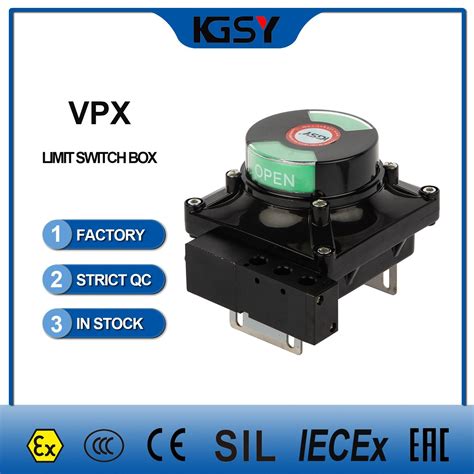 Vpx Limit Switch Boxes Pneumatic Ball Valve Butterfly Valve Position Monitor Indicator