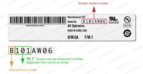 Determine Your Lcd Screen Model Number Laptopscreen Com