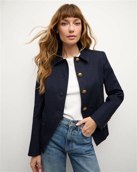Veronica Beard Aire Denim Dickey Jacket Shopstyle