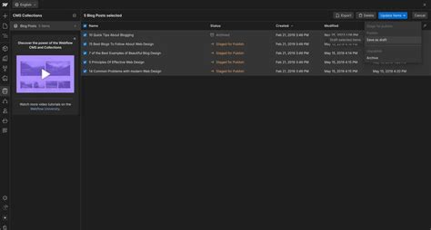Bulk Actions Page Design Examples From Web Apps Bulk Actions Page Design Examples From Web Apps
