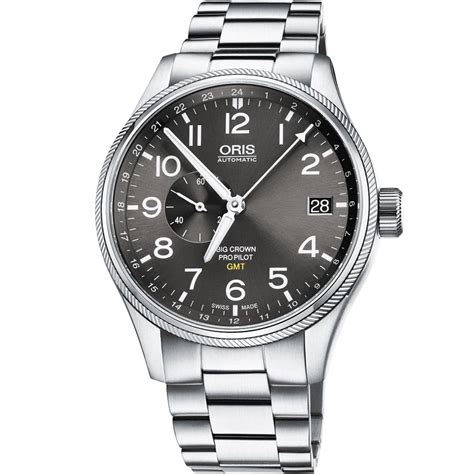 Oris Big Crown Propilot Gmt Small Seconds Watch 45mm 01 748 7710 4063