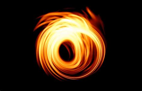 Minute Loop Rotating Accretion Flow Kerr Black Hole Simulation