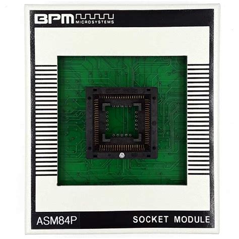 fasm84pa socket card bpm microsystems device programming systems for