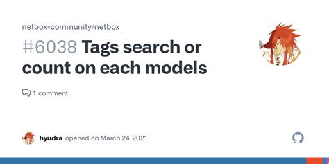 Tags Search Or Count On Each Models Issue Netbox Community Netbox GitHub