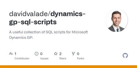 Github Davidvaladedynamics Gp Sql Scripts A Useful Collection Of Sql Scripts For Microsoft Github Davidvaladedynamics Gp Sql Scripts A Useful Collection Of Sql Scripts For Microsoft