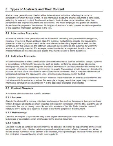 Abstract Examples Pdf Examples