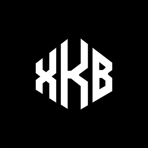 XKB Letter Logo Design With Polygon Shape XKB Polygon And Cube Shape Logo Design XKB Hexagon