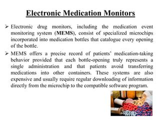 Measurement Of Medication Adherence PPTX