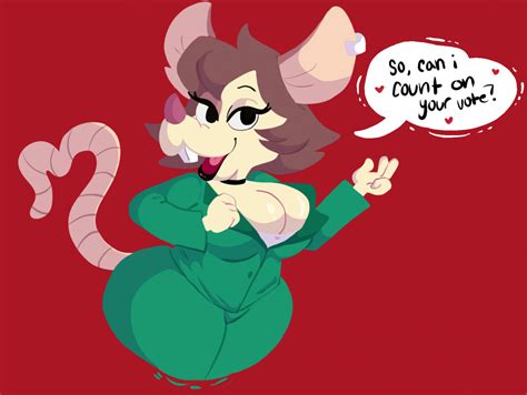 Rule 34 1girls Animaniacs Anthro Ass Breasts Brown Fur Brown Hair Buckteeth English Text