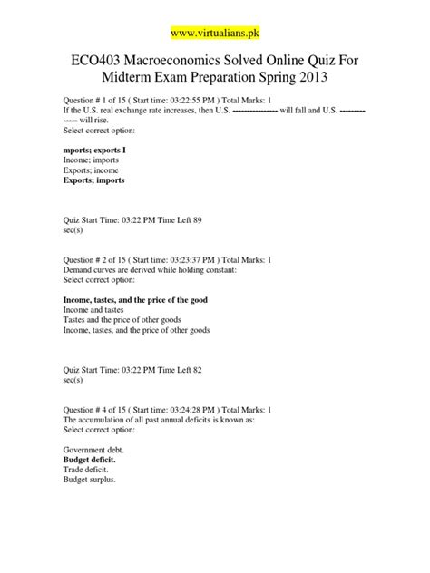 eco403 midterm 2013 solved by mishal iqbal download free pdf