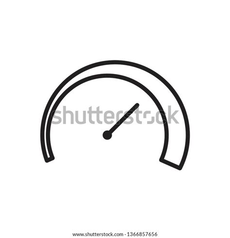 Speed Indicator Icon Stock Vector Royalty Free 1366857656 Shutterstock