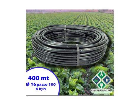 Ala Gocciolante Da 16 Passo 100 Cm 400 Mt 4lth Gold Drip Ortaggi