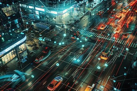 Smart Emergency Response System In Public Safety Iot Premium Ai Generated Image