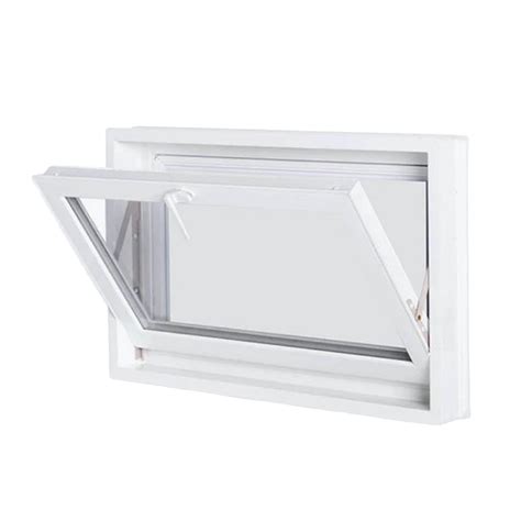 Hopper Window With Dryer Vent