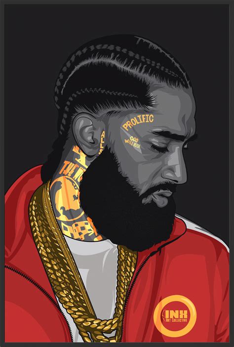 Nipsey Hussle Canvas Art Inx Art Collective