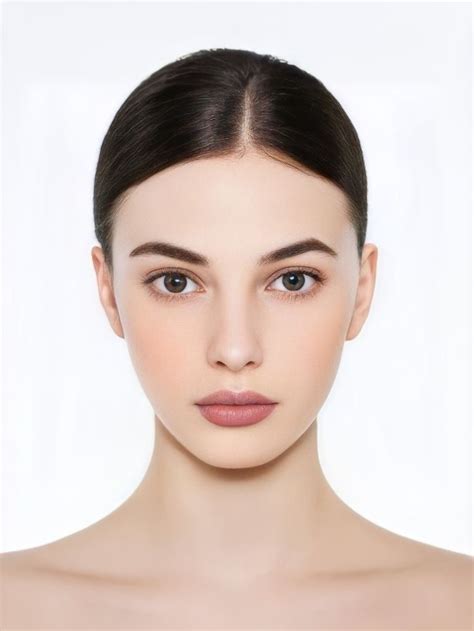 Девушка из тик тока Смелый макияж Лицо Формы лица