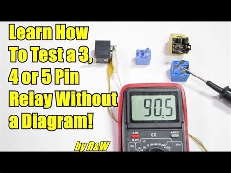 How To Test A Or Pin Relay With Or Without A Diagram OFF