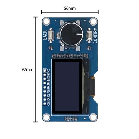 I2c Oled Display With Ec11 Rotary Encoder Crcibernética