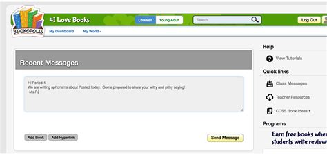 tutorial how to send class messages bookopolis blog