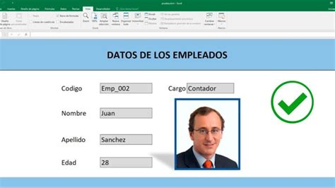 base de datos en excel con macros recursos excel