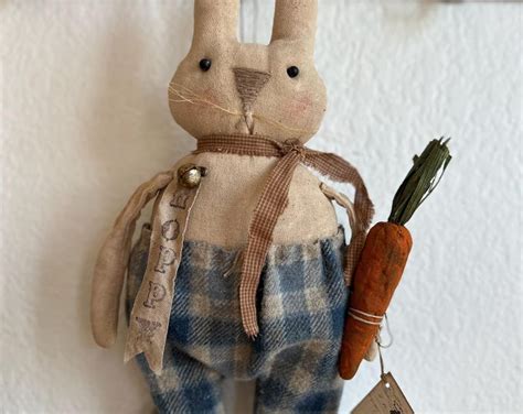 Primitive Bunny~ Primitive Rabbit~ Primitive Spring~ Primitive Decor~ Primitive Style~ Handmade