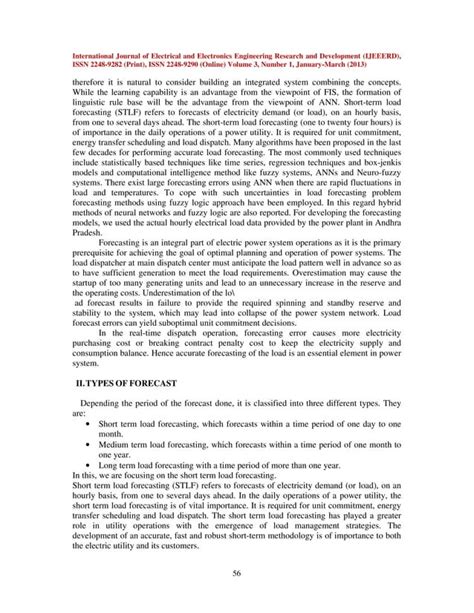Intelligent Methods In Load Forecasting Pdf