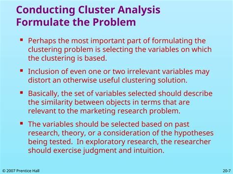 Clustering In Research Cluster Analysisppt