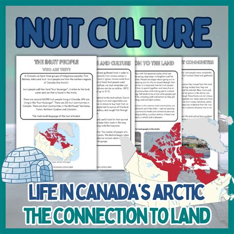 Indigenous Education Winter Bundle Inuit Culture Igloos Inukshuks