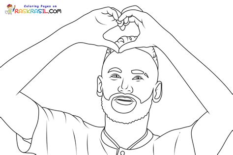 Dibujos De Neymar Para Colorear