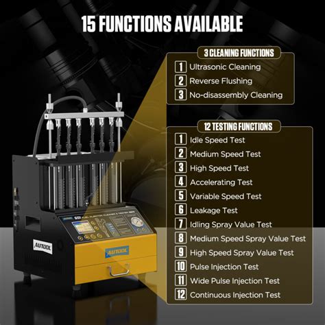 Autool Ct500 Gdi Efi Fei Fuel Injector Cleaner And Tester Autool