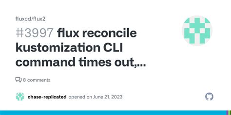 Flux Reconcile Kustomization Cli Command Times Out Interval Reconcile Runs 20x Slower Than It