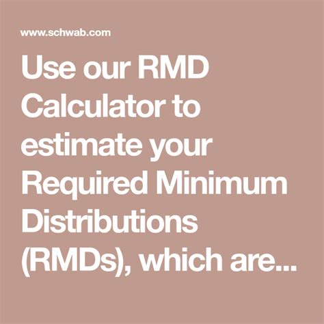 Calculating Rmd