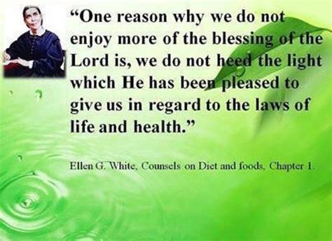 Law Of Life And Health Ellen G White Citaten Over Gezondheid De