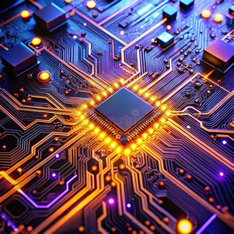 Circuit Computer And Chip Generative Ai Stock Illustration Circuit Computer And Chip Generative Ai Stock Illustration